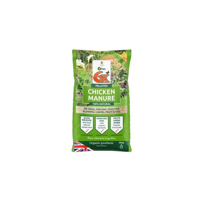 6X Natural Fertiliser (Chicken Manure) - 20kg | LBS Horticulture