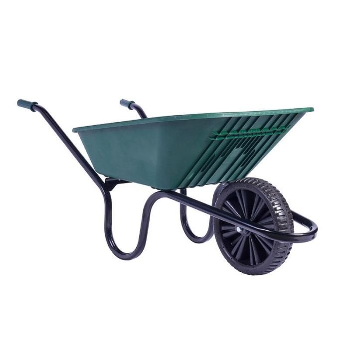 Haemmerlin Polypropylene Wheelbarrow Green 90ltr LBS Horticulture