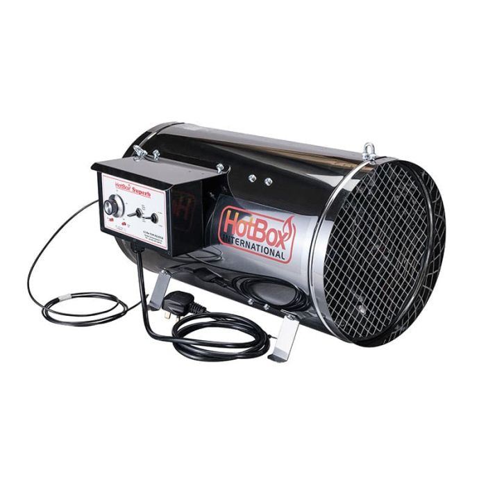 Hotbox Superb - Dual Output Fan Heater - 2.8kW | LBS Horticulture
