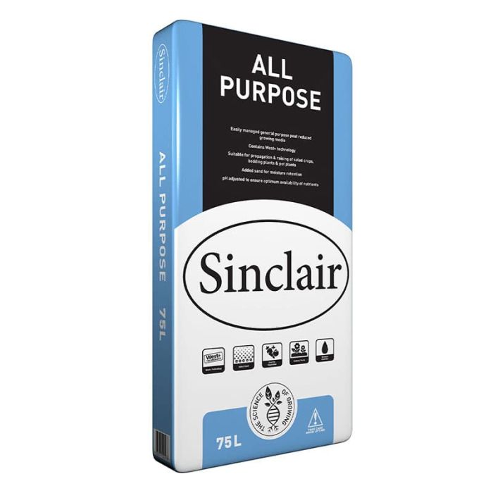 Sinclair All Purpose Growing Medium Compost - 75L | LBS Horticulture