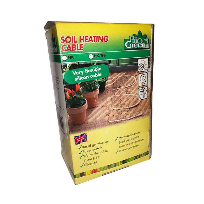 Soil Heating Cable - 100W / 10m | LBS Horticulture