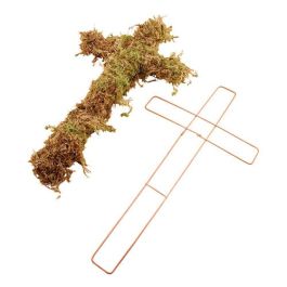 Cross Wreath Frames - 24" | LBS Horticulture
