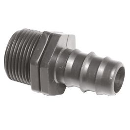 Barbed Male Connector - 12mm x ½" BSP | LBS Horticulture